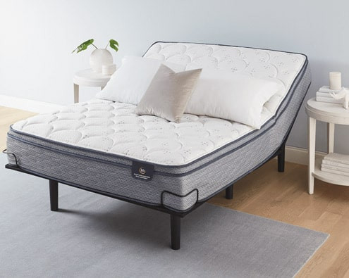 King size Serta Lux Armisted Plush Eurotop Mattress