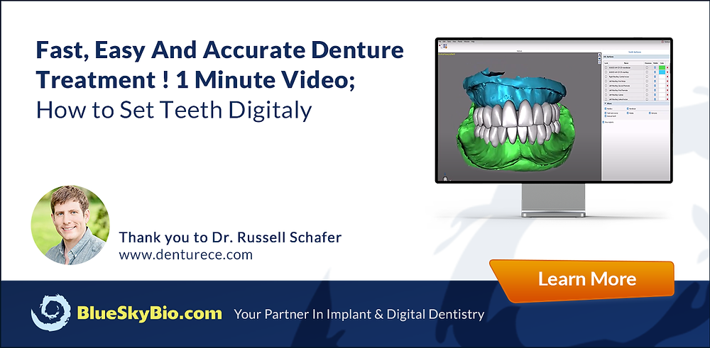 Fast, Easy And Accurate Denture Treatment ! 1 Minute Video; How to Set ...