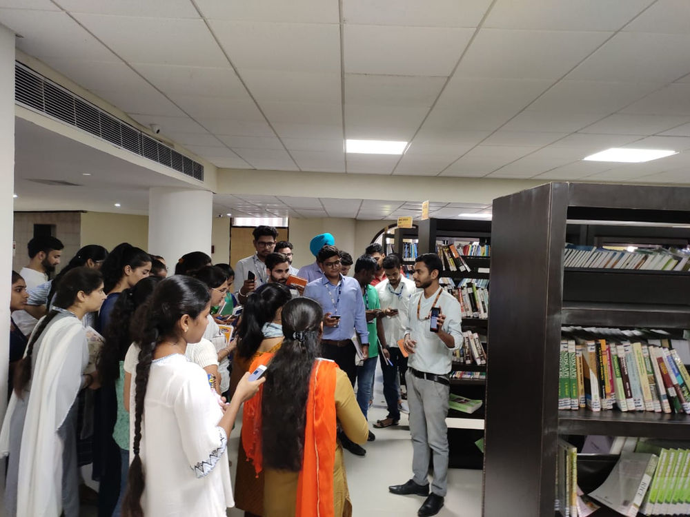 Library Orientation in LPU Central Library.