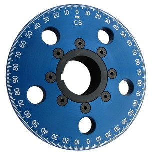 JAYCEE BILLET 5 1/4" Drag Race Crankshaft Pulley - No Belt Groove (blue ...