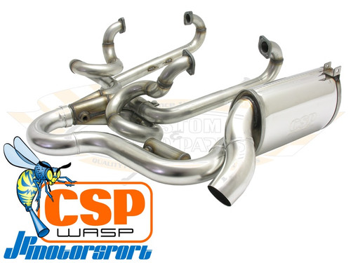 WASP HEADER Exhaust-System WASP with Muffler | AIRCOOLED HUT UK LTD
