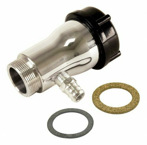 Vented Oil Filler Tube - Polished with Plastic Cap | AIRCOOLED HUT UK LTD