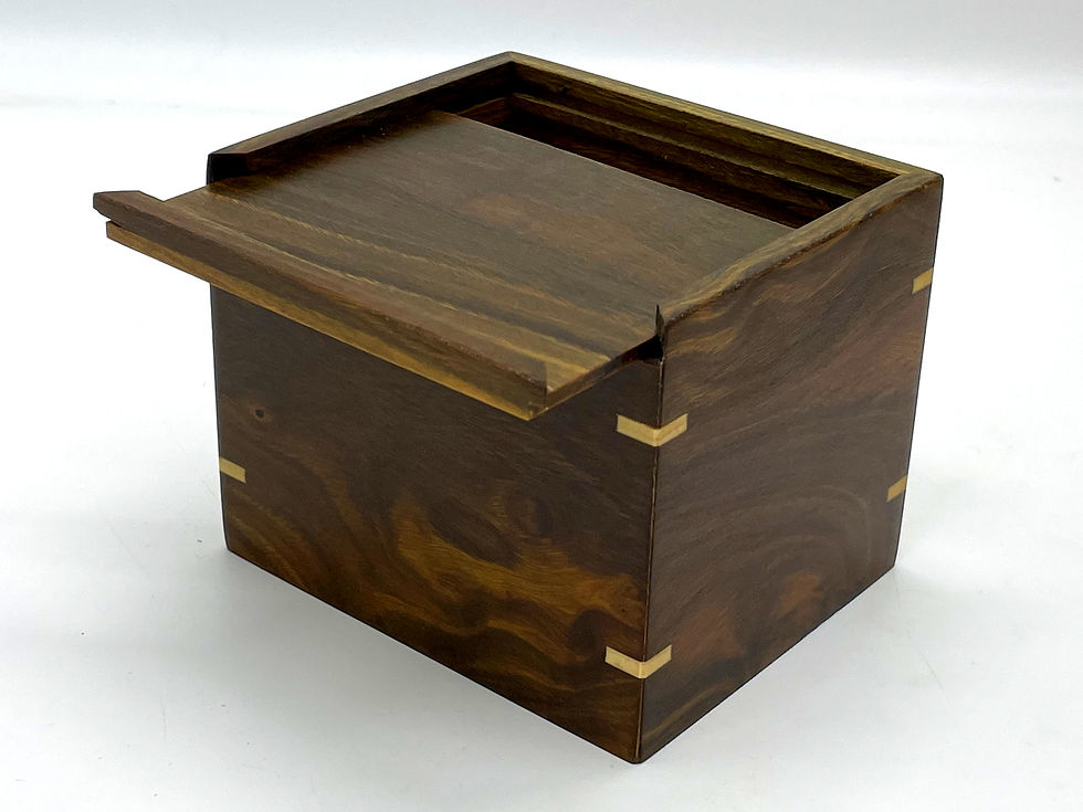 Exotic Wood Deck Boxes | Aaron Cain Custom Boxes | United States