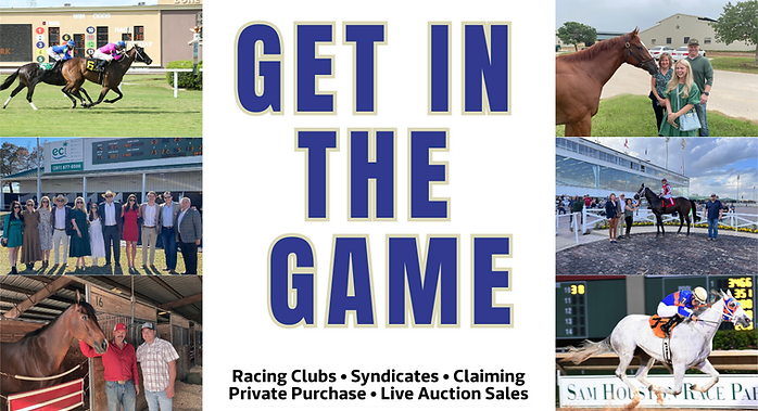 Home | Own & Race A Texas Thoroughbred