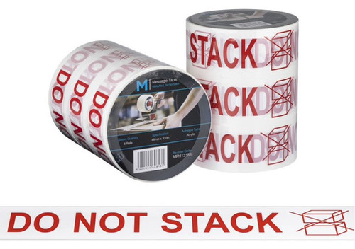 Do Not Stack Tape 48mmx100m/roll | Packaging Hub
