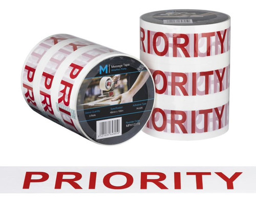 Priority Tape 48mmx100m/roll | Packaging Hub