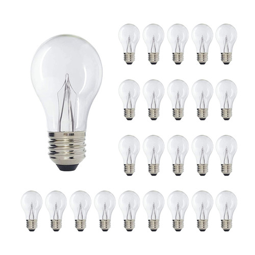Incandescent Like A17 Medium Base Clear LED Decorative Bulb 2700K ...