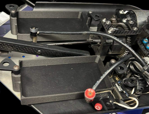 MACH-1 RACING // XB8 ADJUSTABLE SHORTY LIPO TRAY | MACH-1 RACING