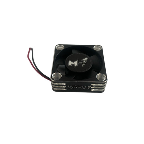 MACH-1 RACING // ALUMINIUM FRAME ESC // 30MM COOLING FAN BLACK SILVER ...