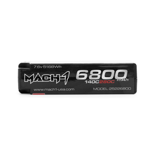 MACH-1 RACING // 6800MAH 7.6V LIHV TITANIUM SERIES SHORTY | MACH-1 RACING