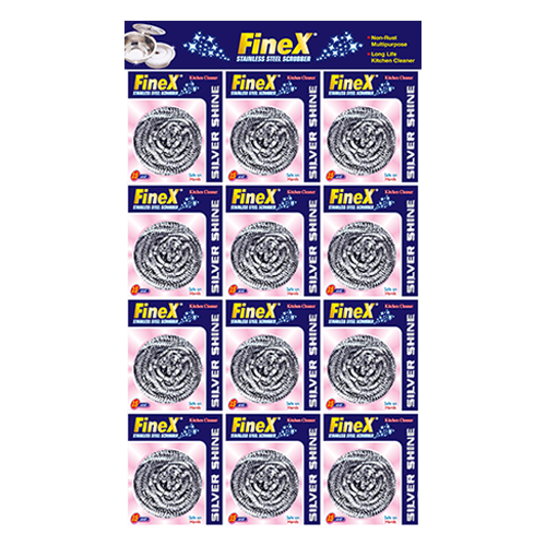 FineX Stainless Steel Scrubber 15 Art | Finexclean