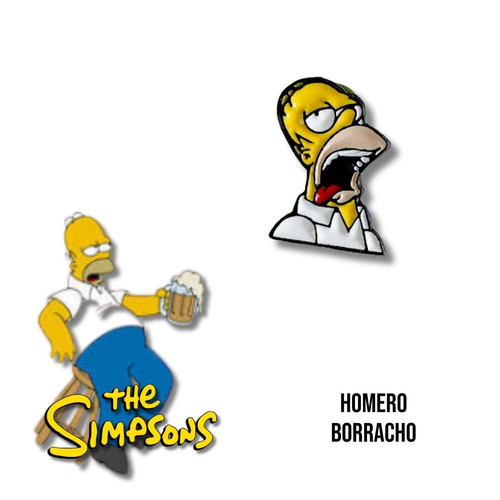 Pin Metálico Homero Borracho | StarkGeek