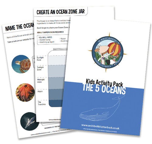 5 Oceans Activity Pack | archibold clutterbuck