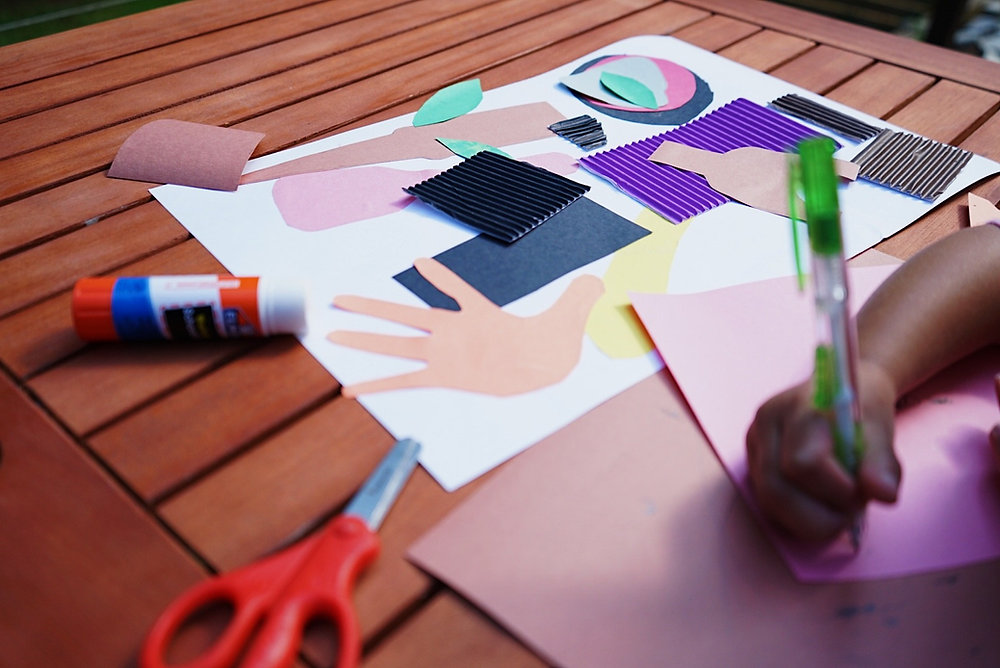 Cut Paper Collage Activity For Kids