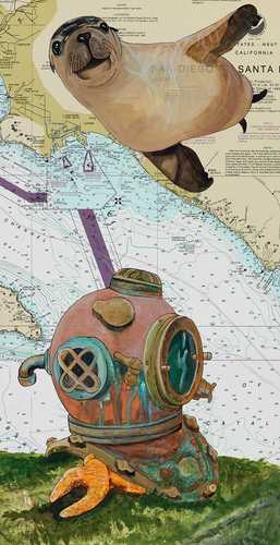 Divers Cove - Southern California Nautical Chart | Jeff Lavinsky