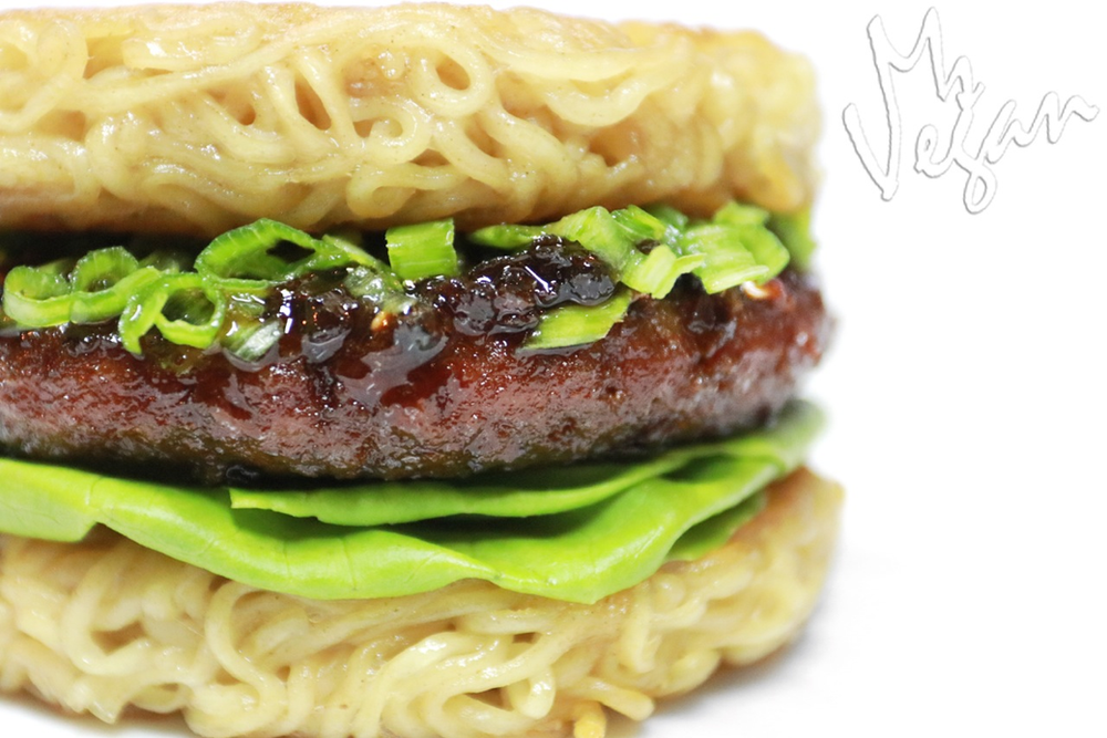 Ramen Bun Burger