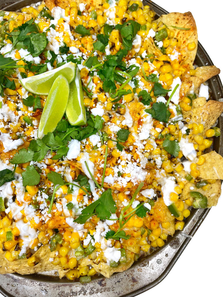 Corn Elote Nachos