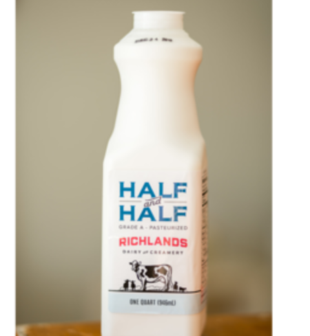 Half & Half - Quart | Coastal Cattle