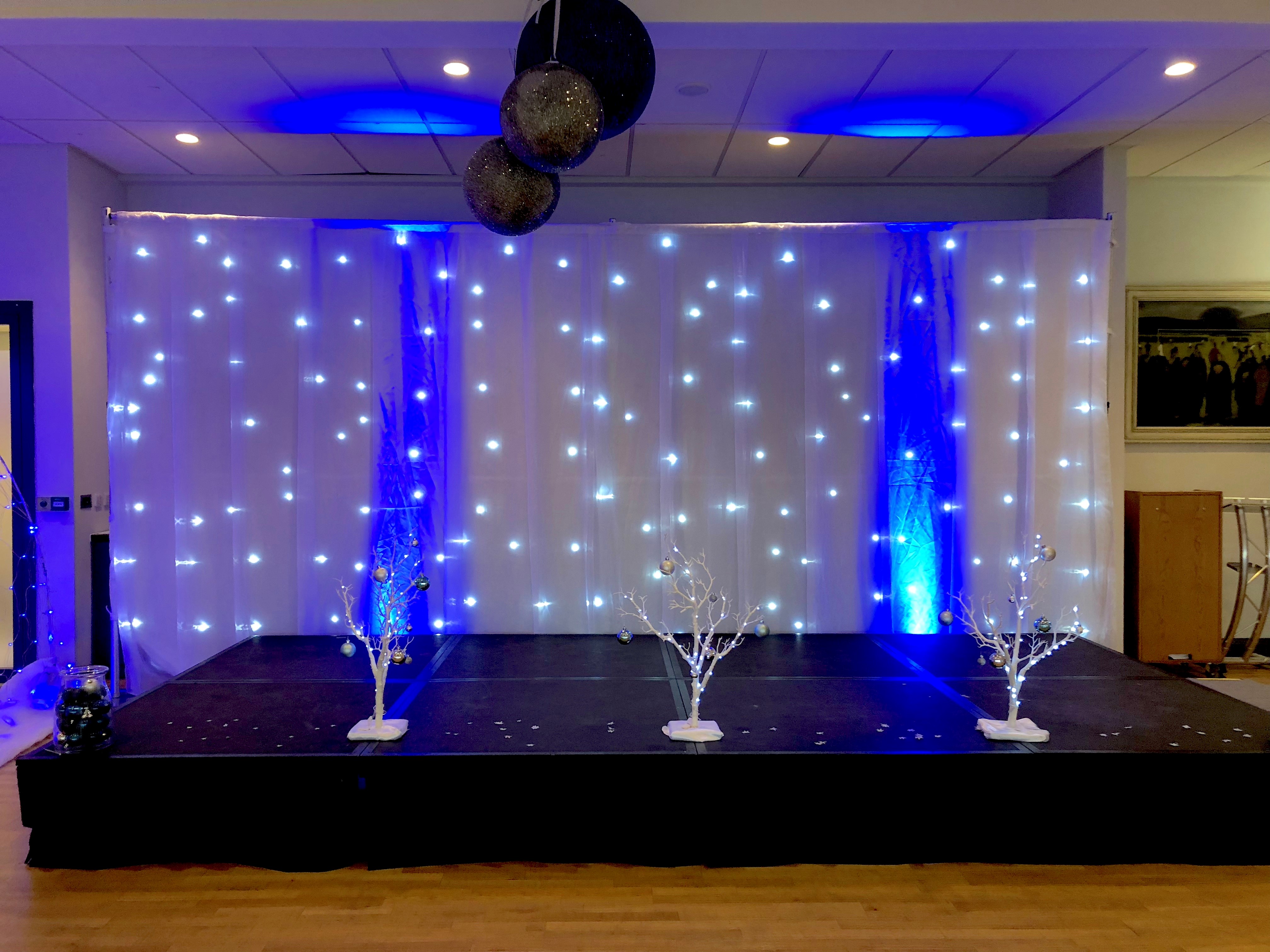 Starlight Backdrop for hire in Hertfordshire | Sororio Events