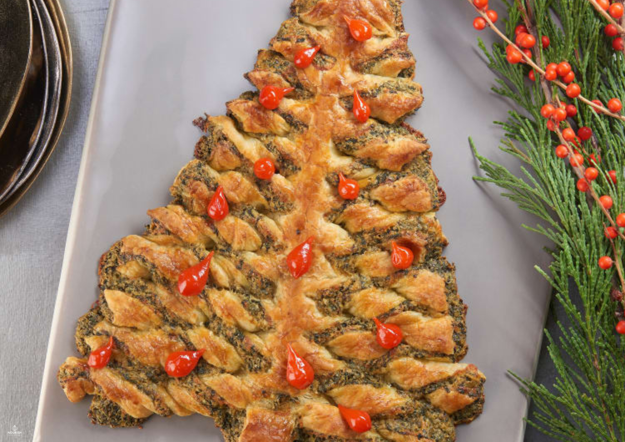 Puff Pastry Christmas Tree | Nourish Food School