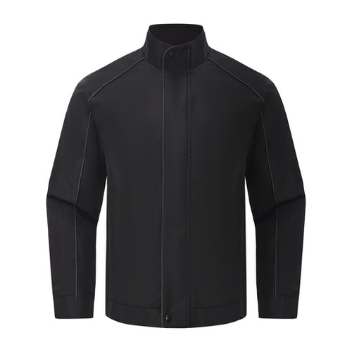 Heavy Duty Custom Black High-Collar Jacket | Apparel Empire SG