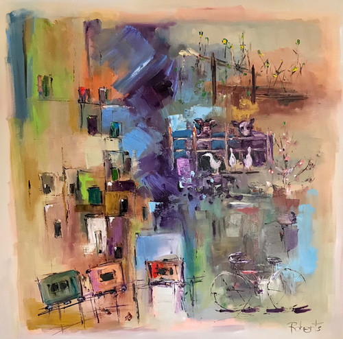 “Around Town” by Joan Roberts | towergallery