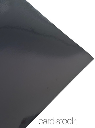 BLACK METALLIC CARDSTOCK | Craftcrylic