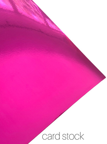 HOT PINK METALLIC CARDSTOCK | Craftcrylic