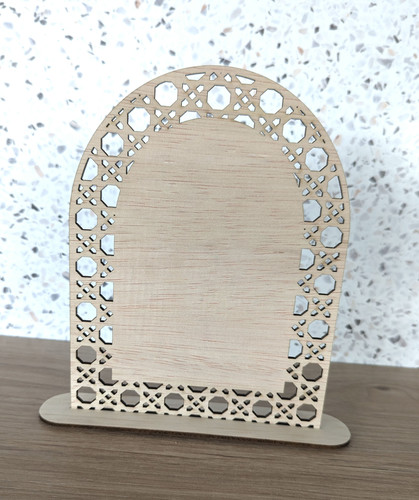 Rattan Arch with Base A5 | Beam On Studios