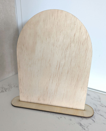 A5 Sign with Base | Bubble Blanks