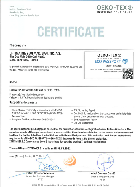 ANASAYFA | Optima Kimya