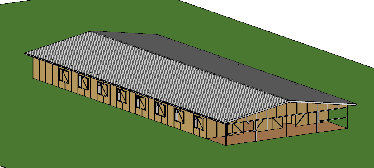 16 Stall Gable Barn