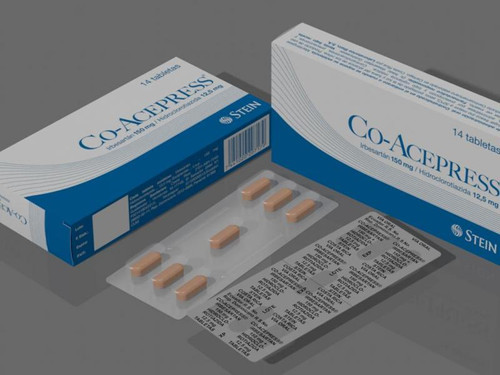Co acepress 150mg 12.5 ibersartan + hidroclorotiazida 14 tabletas | GAL ...
