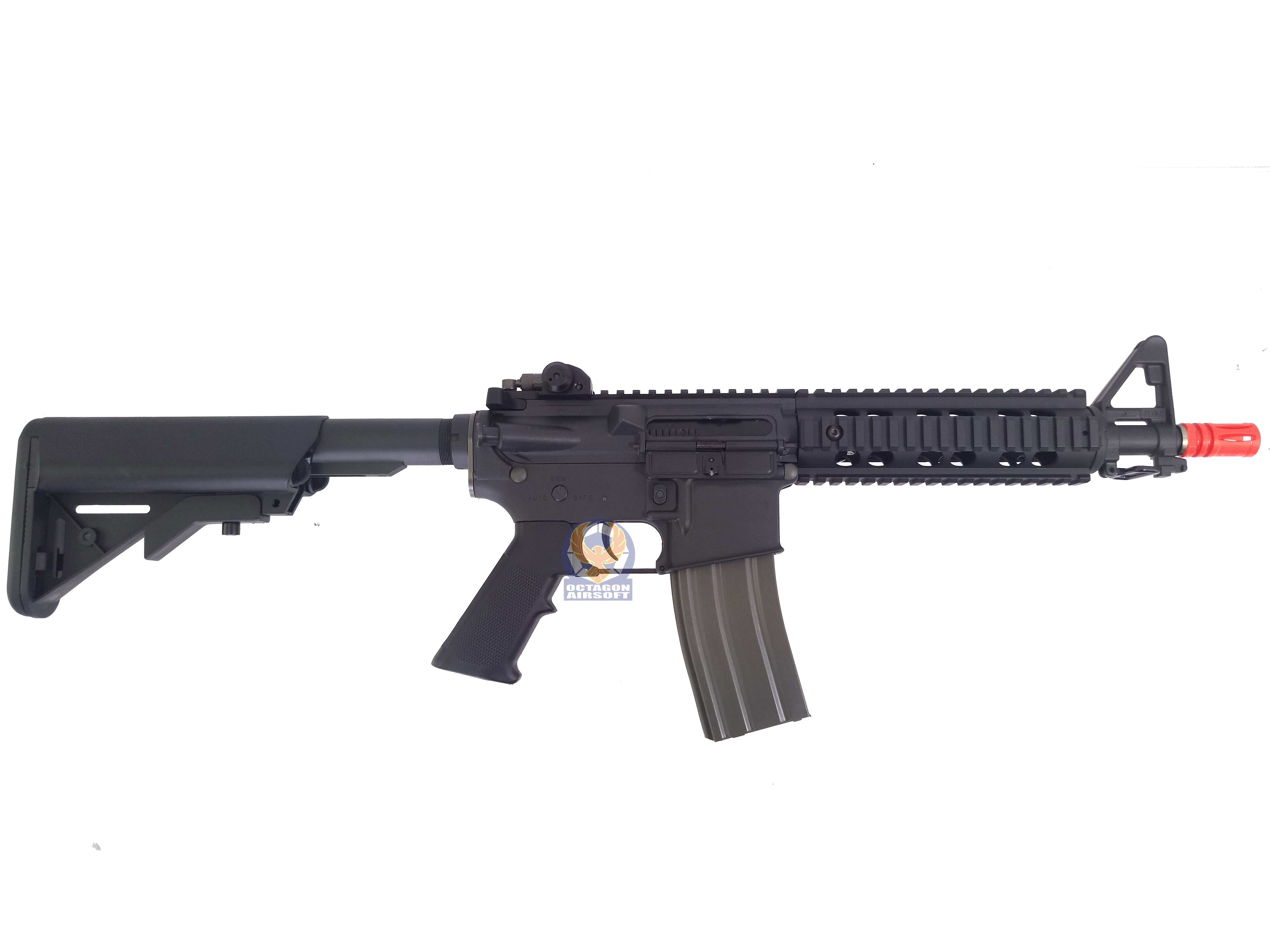 Ares M4 CQB RAS AEG (Nylon Fiber+Al.Alloy Ver, BK) | Octagon Airsoft