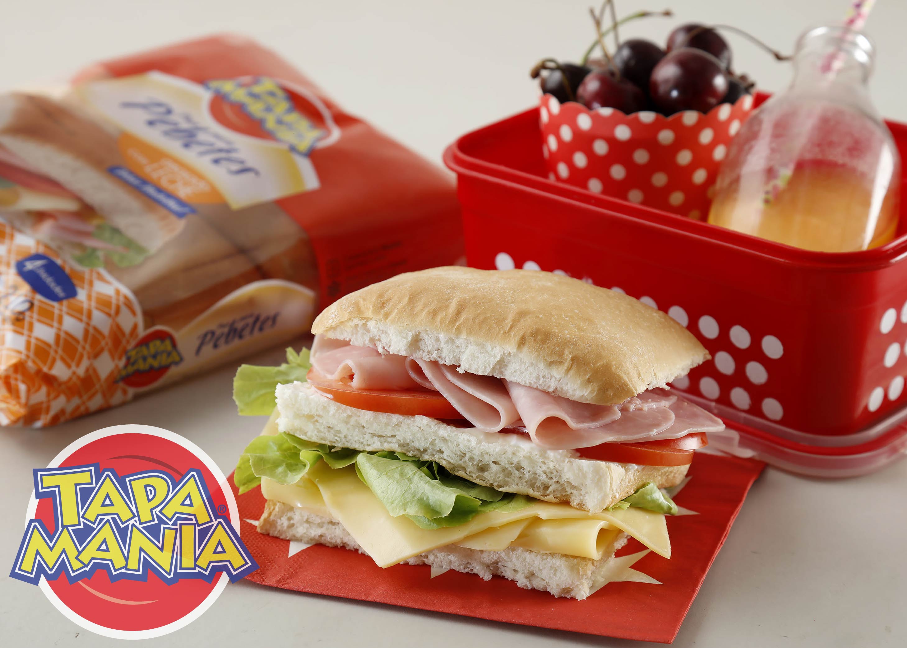 #Sandwiches de #pebetes #Tapamanía para llevar al cole. | Tapamania ...