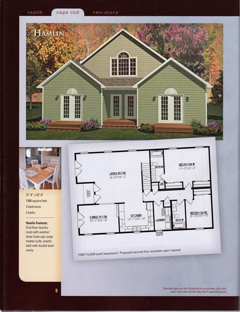 Cape Floor Plans | High Performance Modular Homes | Vermont
