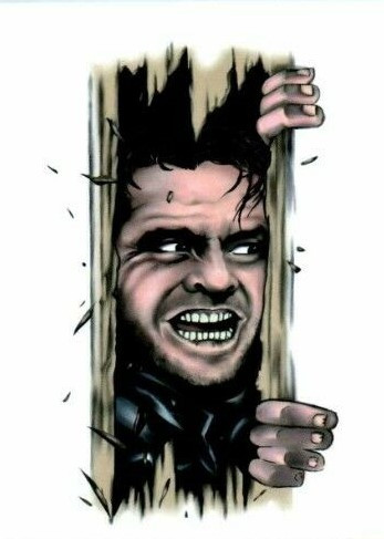 Here's Johnny Sticker | Sin City Props