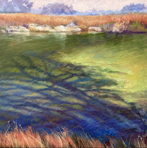 Oil | Original Art | 24x24 | Pond Shadows | The Good Art Companyhttps ...