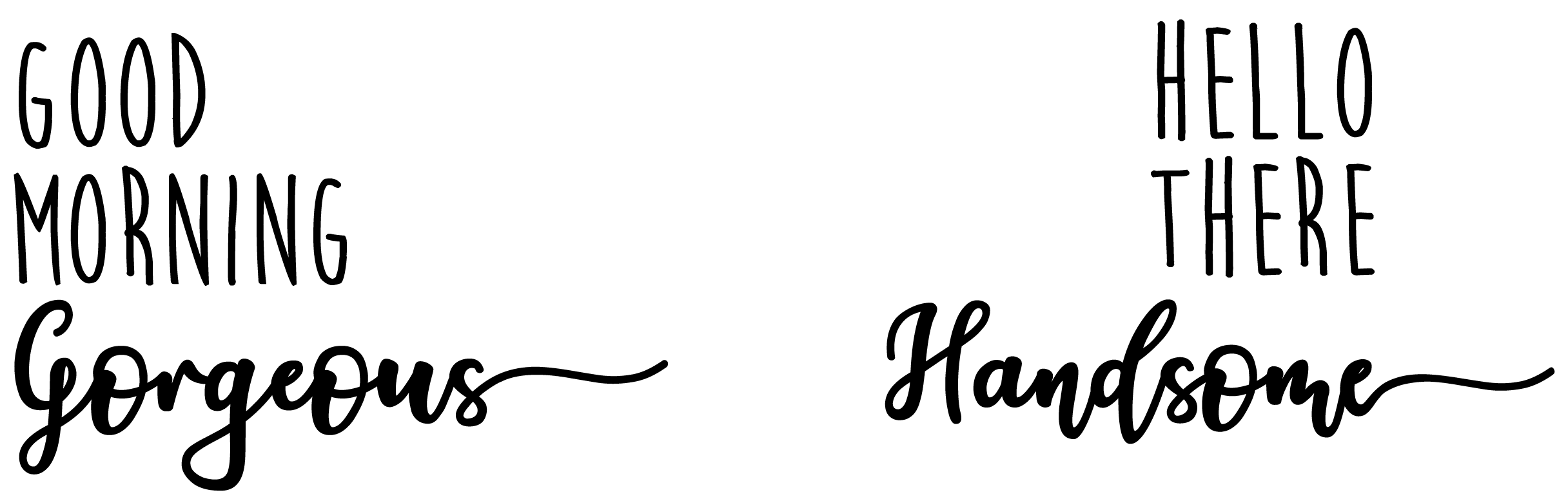 Art & Collectibles Prints Good Morning Handsome Printable Good Morning ...