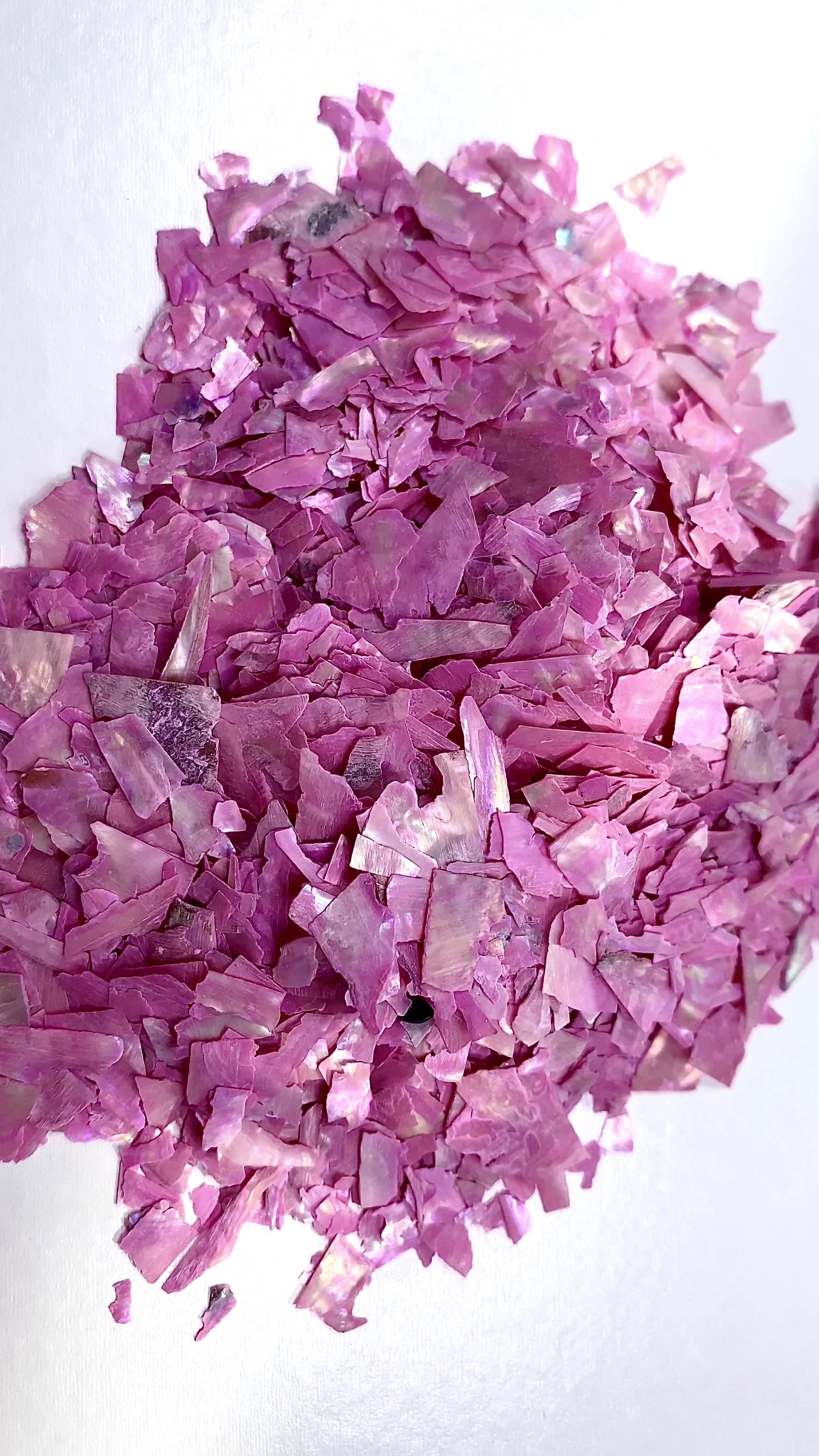 Home & Hobby Lt Pink Crushed Abalone Iridescent Shell For Resin Art ...