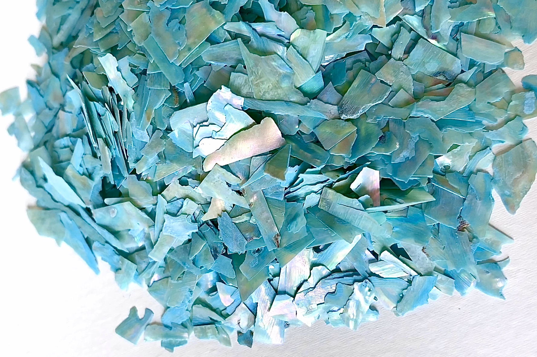 Home & Hobby Lt Pink Crushed Abalone Iridescent Shell For Resin Art ...