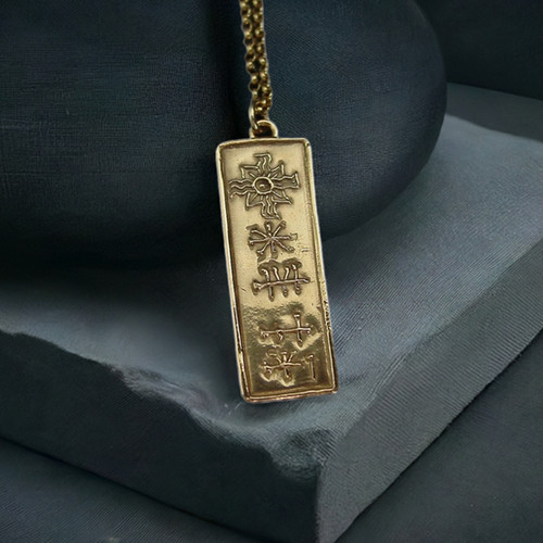 Cuneiform Ishtar Inanna Necklace - Goddess of Love and War | Vis a Vis ...