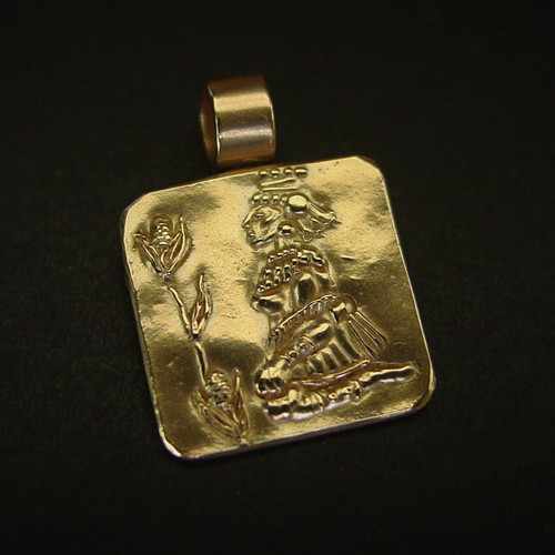 Tonantzin Necklace - Aztec Great Mother Goddess | Vis a Vis Jewelry