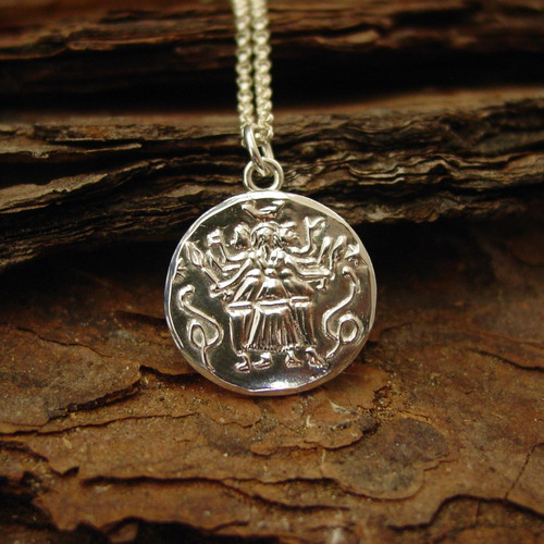 Hecate Coin Necklace - Goddess of Magic - SOLID Silver | Vis a Vis Jewelry