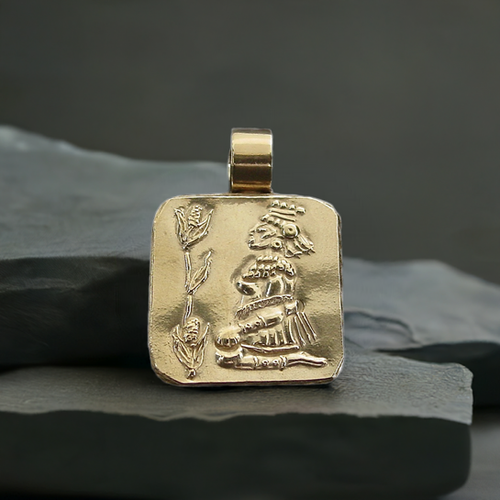 Tonantzin Necklace - Aztec Great Mother Goddess | Vis a Vis Jewelry