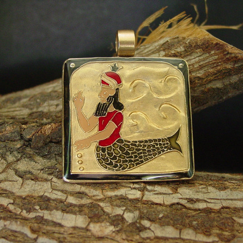 Dagon Pendant , Mesopotamian Fish God