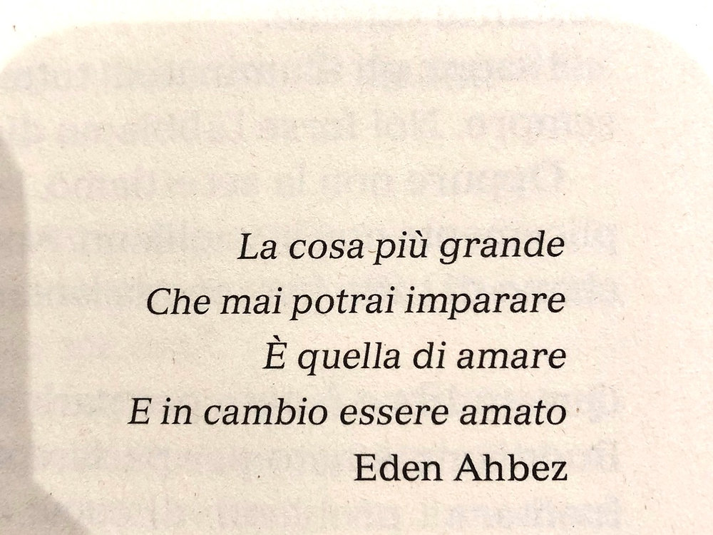 La cosa più importante che mai potrai imparare - Frasi in esergo