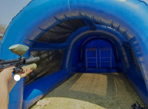 item 39 -Shooting tunnel for hire | Party jumping castle
