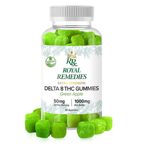Delta 8 Extra Strength Gummies 50mg | Royal Remedies