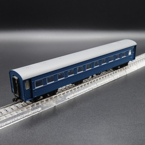 Kato 1-553 (H0) – 43 Series Passenger Car (Oha 47/Blue) (Single Car ...